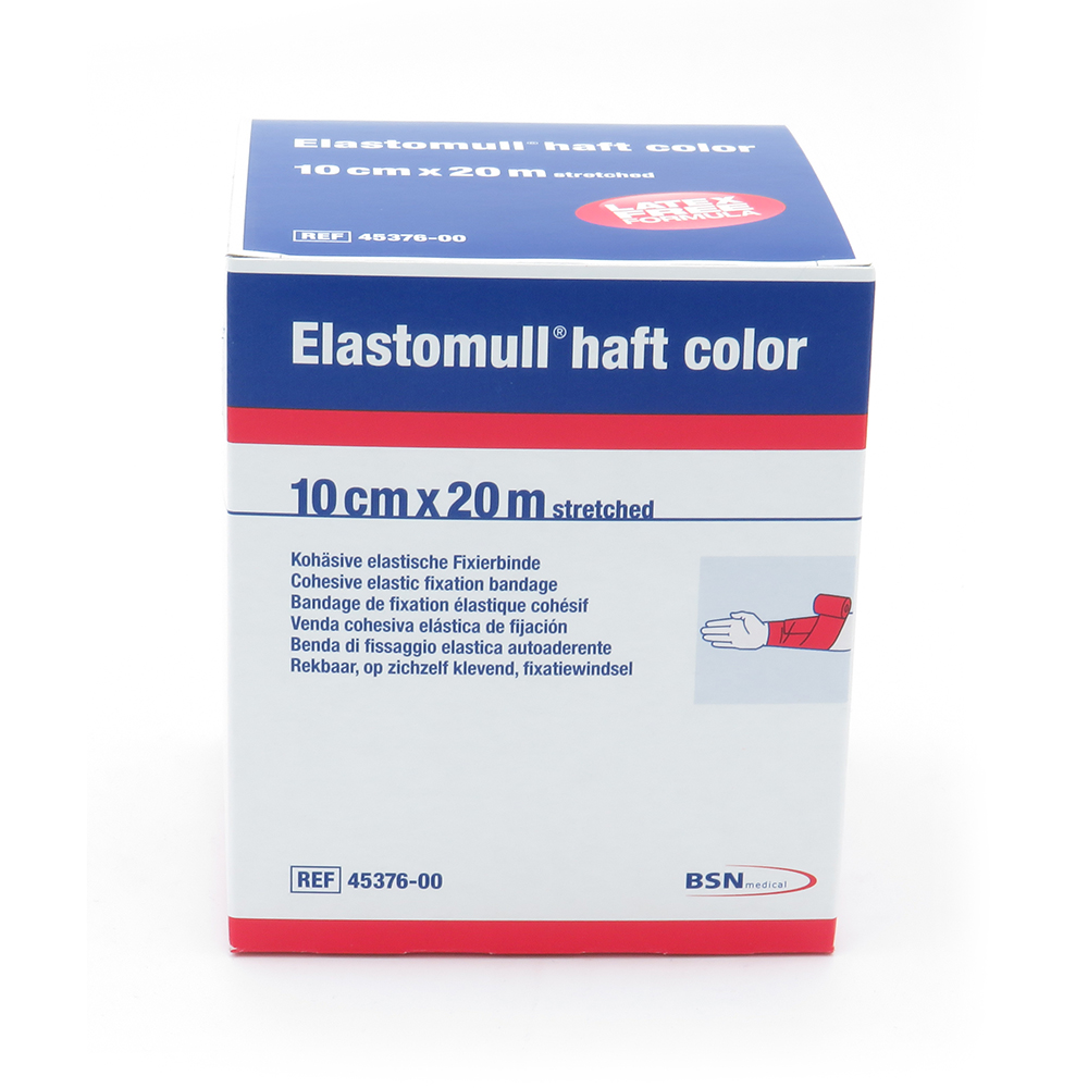 Elastomull® haft color, 20 m x 10 cm, rot | 45376